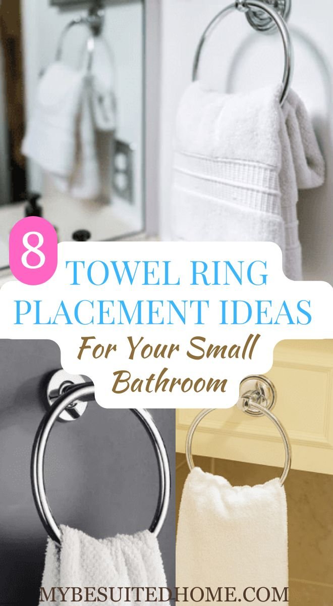 8 Creative Towel Ring Placement Ideas For Small Bathrooms - My Besuited ...