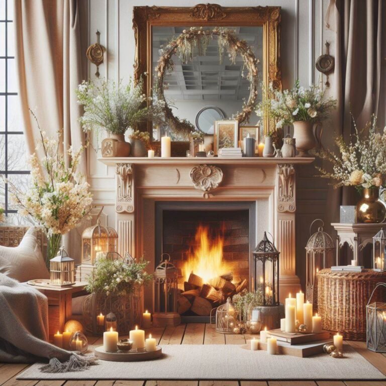 Spring Fireplace Décor: 15 Fresh & Fabulous Ideas You Can Use! - My ...
