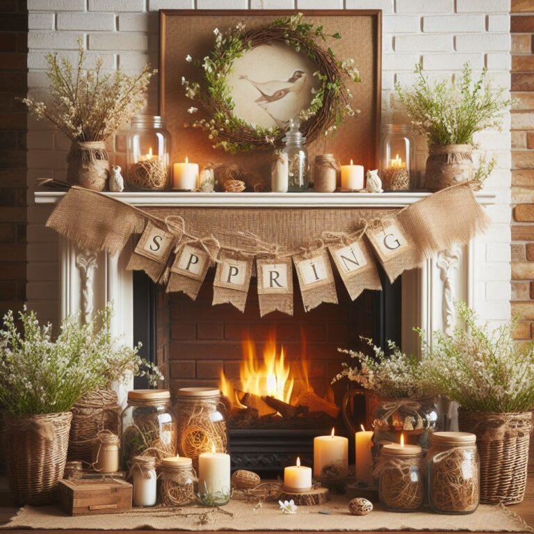 Spring Fireplace Décor: 15 Fresh & Fabulous Ideas You Can Use! - My ...