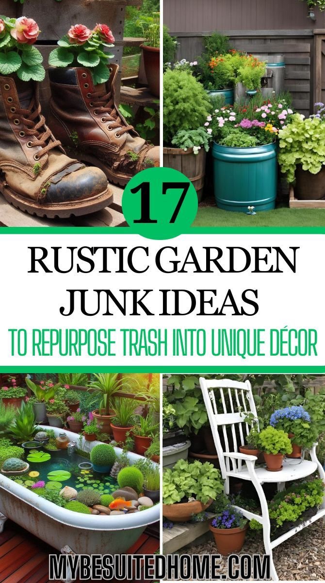 21 Inspiring Garden Junk Ideas To Transform Your Trash Into Treasure ...