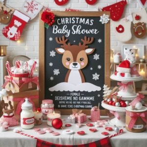17 Enchanting Christmas Baby Shower Décor Ideas - My Besuited Home