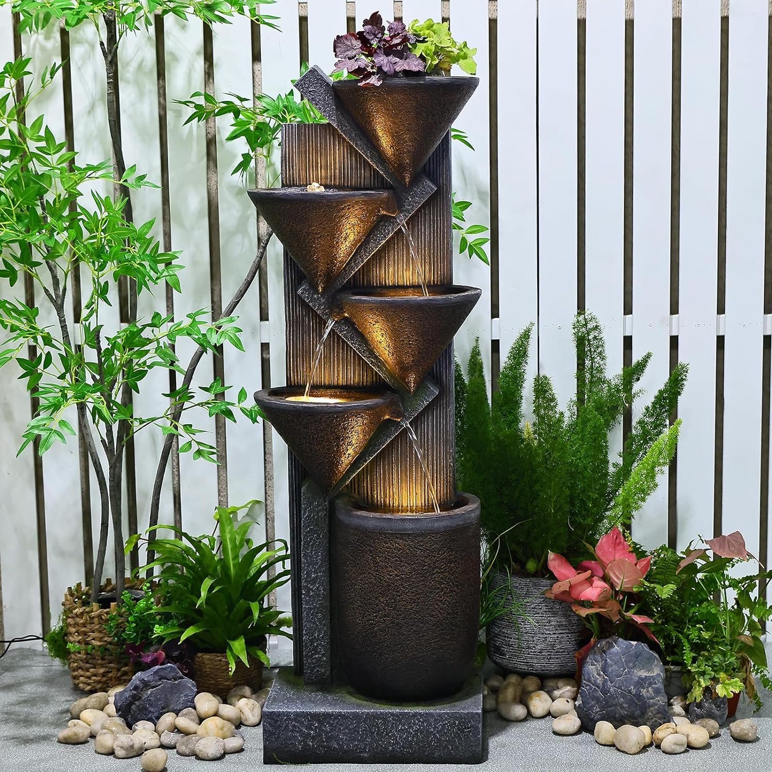 5 Best Outdoor Fountains For Small Gardens - My Besuited Home