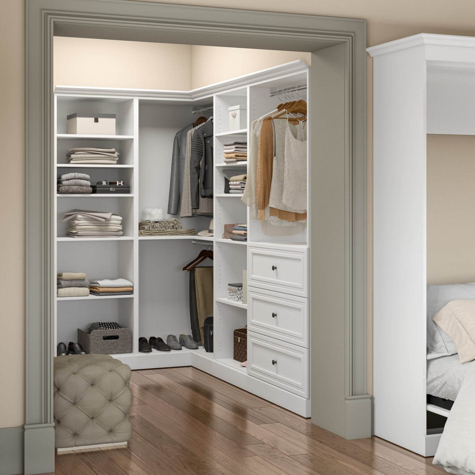 How To Build A Simple Inexpensive DIY Closet Organizer - My Besuited Home