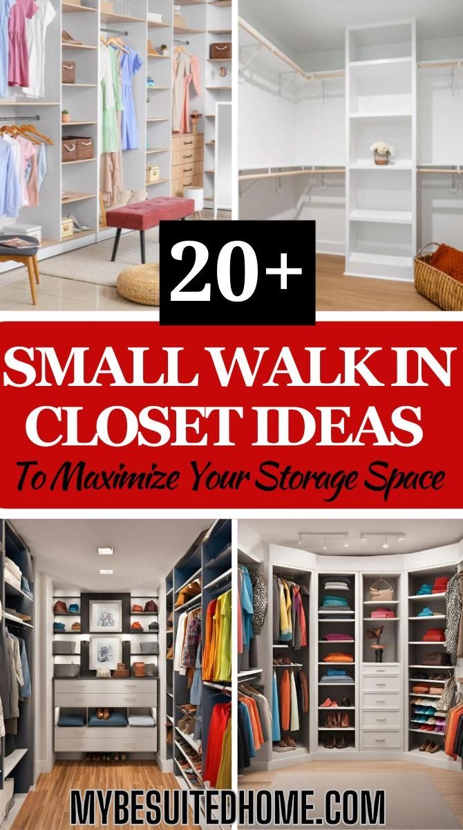 17 Small Walk In Closet Ideas To Maximize Your Storage Space - My ...