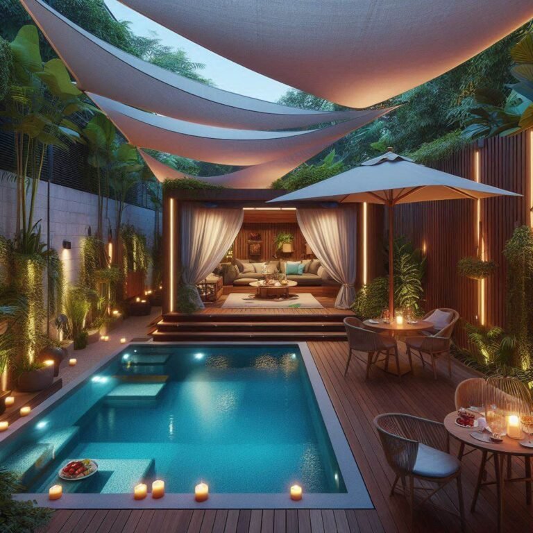 11 Perfect Shade Ideas For Your Small Backyard Pool - My Besuited Home