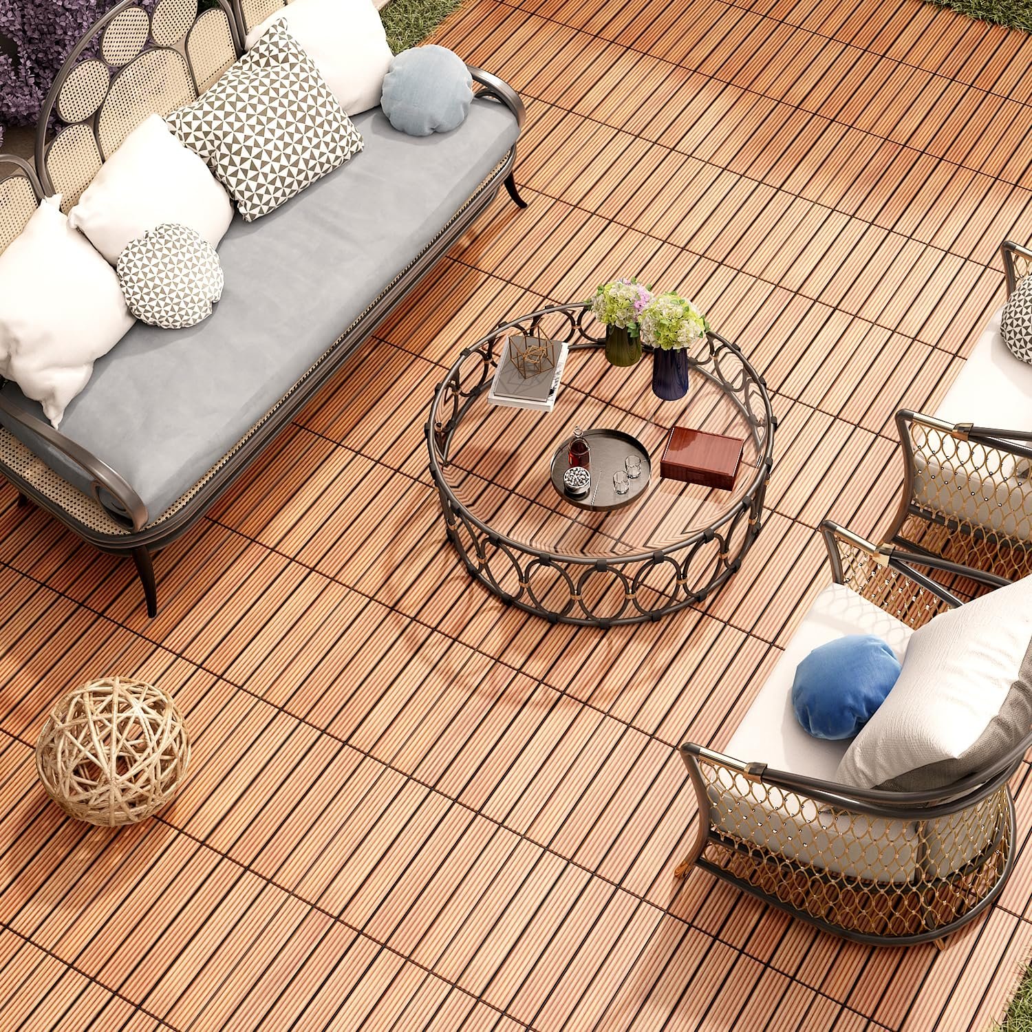 11 Creative Temporary Outdoor Flooring Ideas For Grass Spaces - My Besuited Home