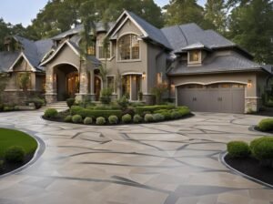 15 Stunning Driveway Paint Ideas To Boost Your Home's Curb Appeal - My ...