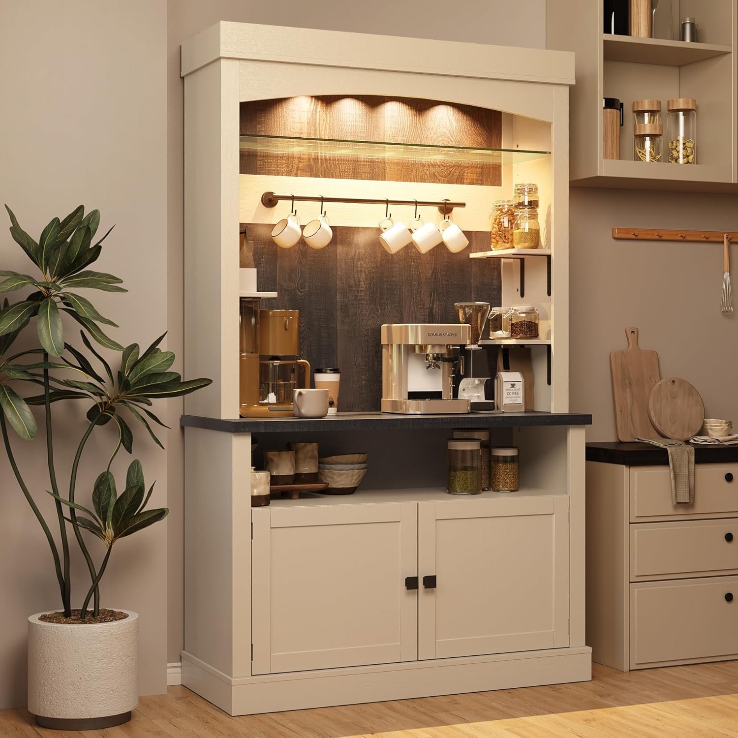 18 Creative Modern Coffee Bar Ideas For Coffee Lovers At Home - My ...