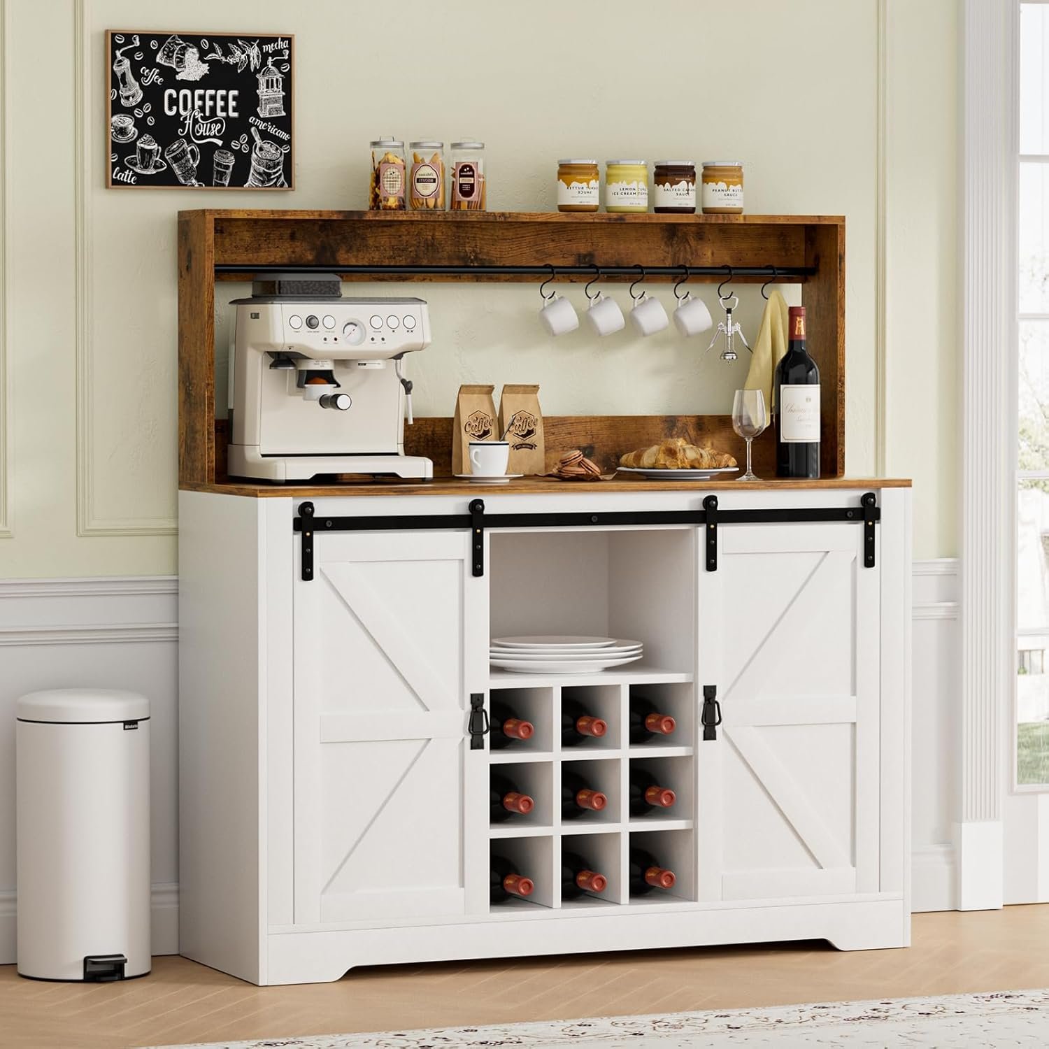 18 Creative Modern Coffee Bar Ideas For Coffee Lovers At Home - My ...