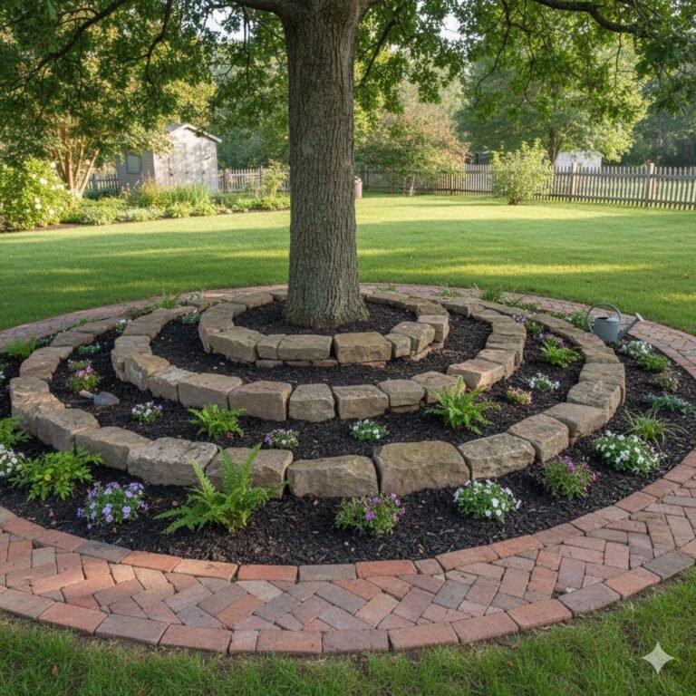 11 Creative Under Tree Landscaping Ideas - My Besuited Home