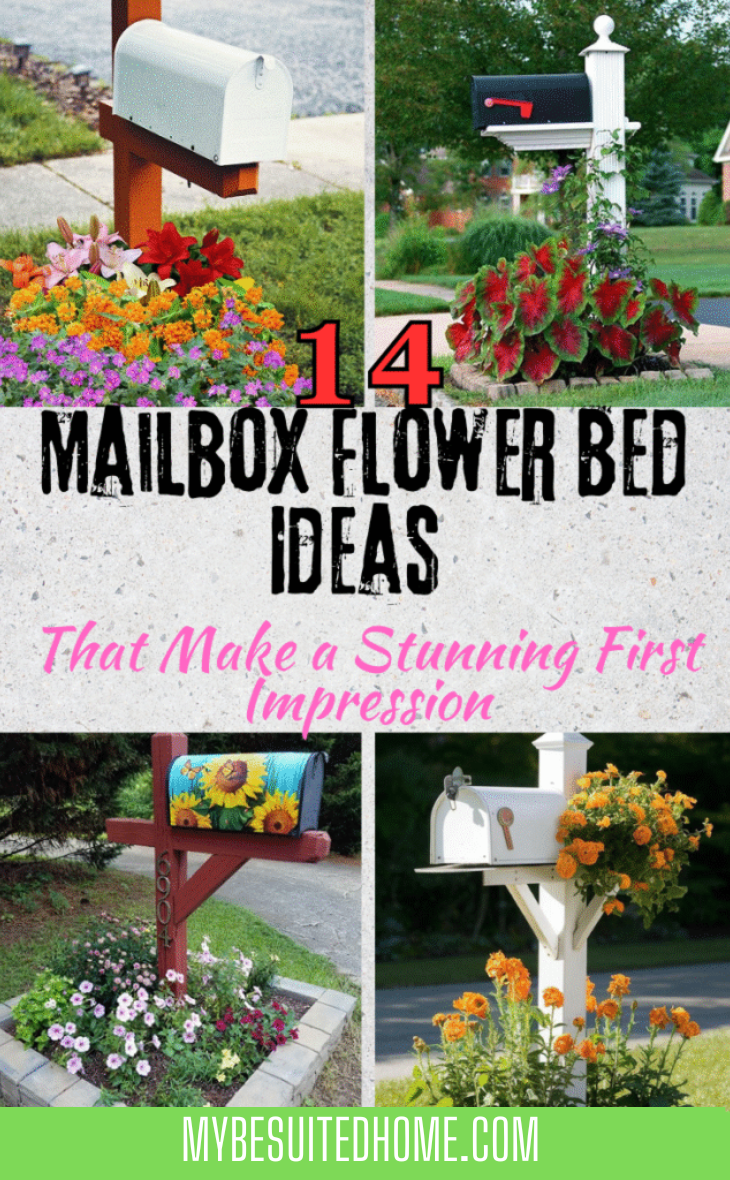 14 Mailbox Flower Bed Ideas That Wow From The Curb - My Besuited Home