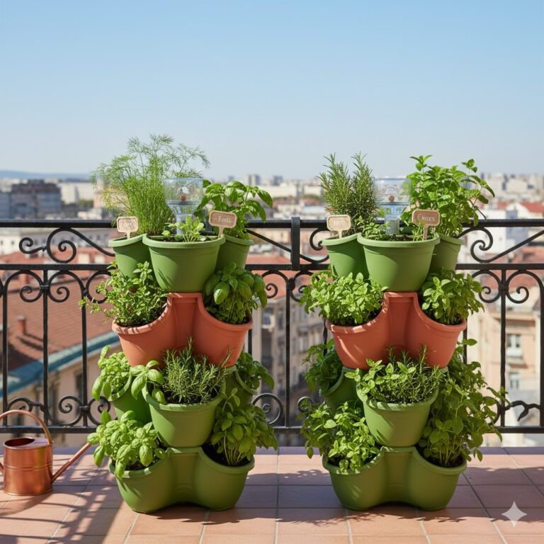 15 Vertical Herb Garden Ideas That Will Transform Your Tiny Balcony ...