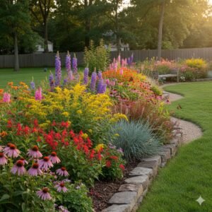 Low-Maintenance Native Plant Borders That Thrive - My Besuited Home