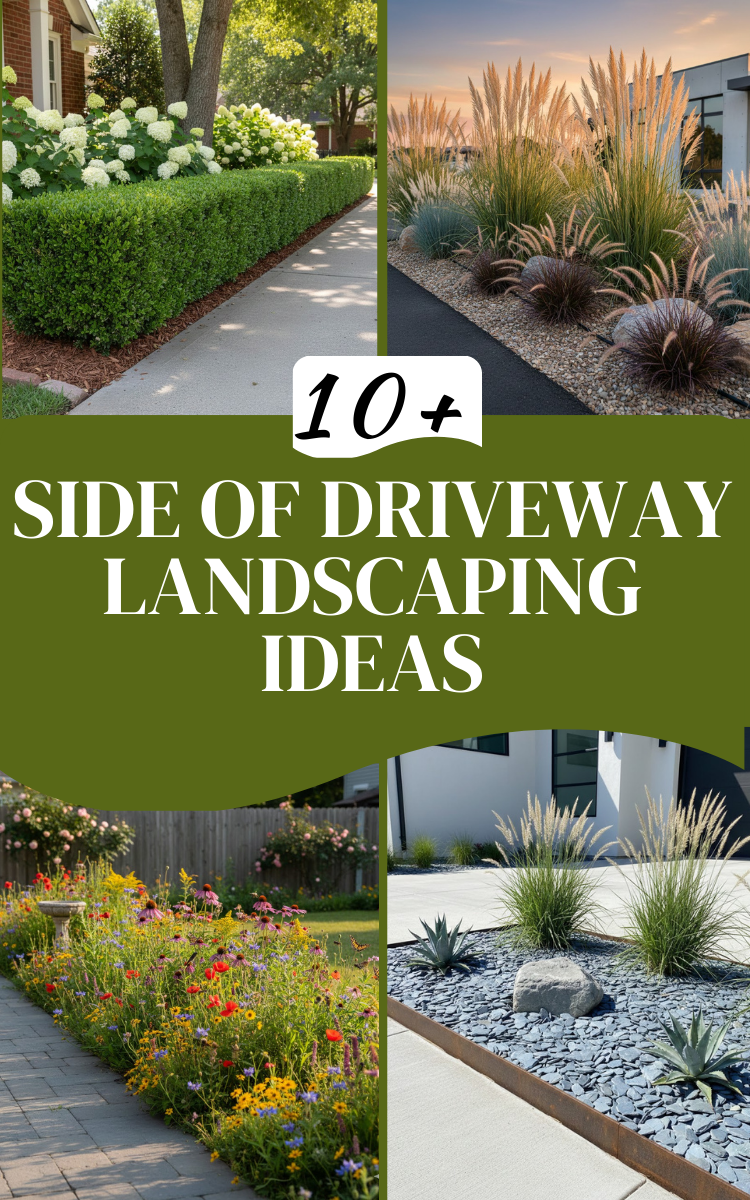 11 Side Of Driveway Landscaping Ideas - My Besuited Home