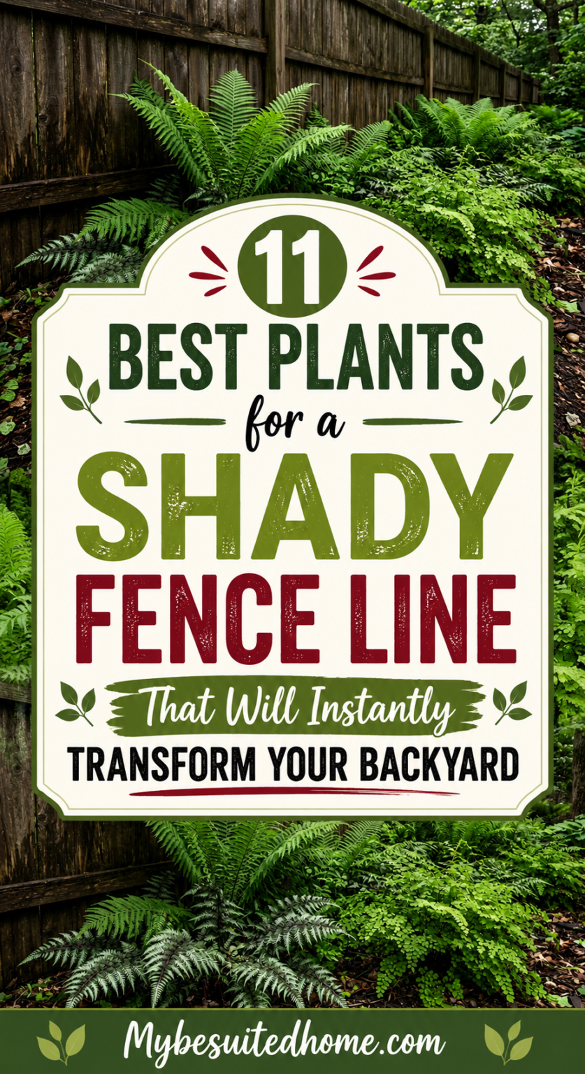 11 Best Plants For A Shady Fence Line That Will Instantly Transform ...